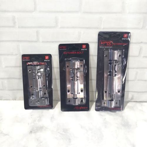 Jual SLOT PINTU GRENDEL STAINLESS 2 INCH 3 INCH 4 INCH - 3 inch - Kota ...