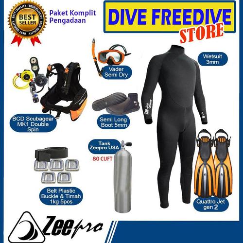 Jual Paket Komplit Lengkap Scuba Diving Pengadaan Selam Dive Bcd Mask ...