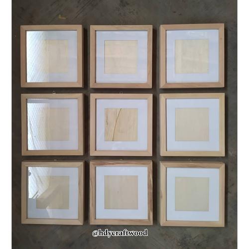 Jual Frame Foto Kayu 2D 30x30 Cm / Bingkai Photo Kayu Acrylic - Kab ...