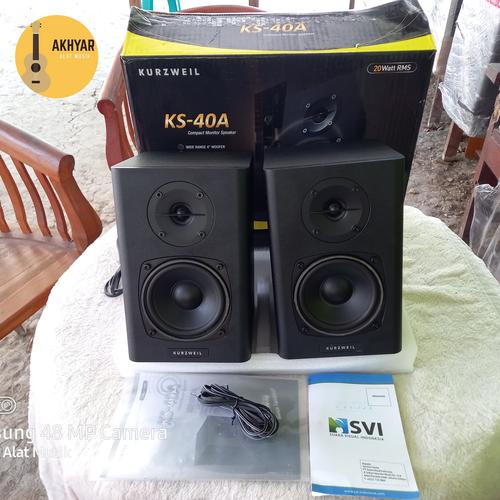 Jual Kurzweil Ks-40A Ks40a Speaker Monitor 4 inchi Sepasang Good Condition - Kab. Bantul ...
