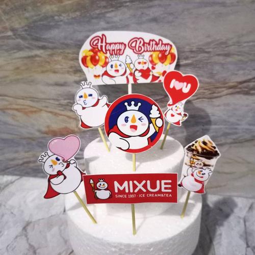 Jual Topper Ulang Tahun Mixue / Topper Cake Mixue - Kota Tangerang ...