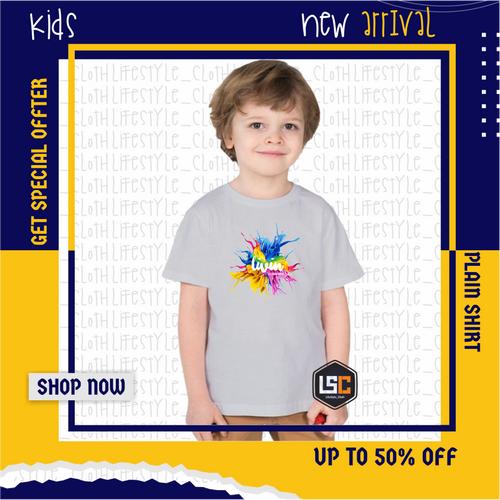 Jual Baju Anak Livin by Mandiri bercak II Cotton Combed LSC// MURAH ...