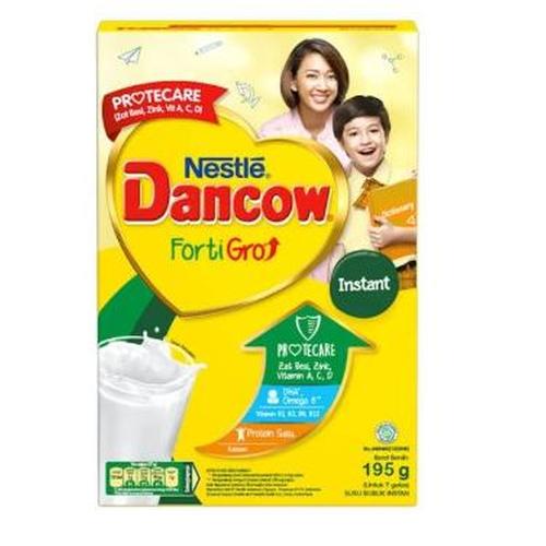 Jual Susu Pertumbuhan| Nestle Dancow Fortigrow Box Instant 195 Gr ...