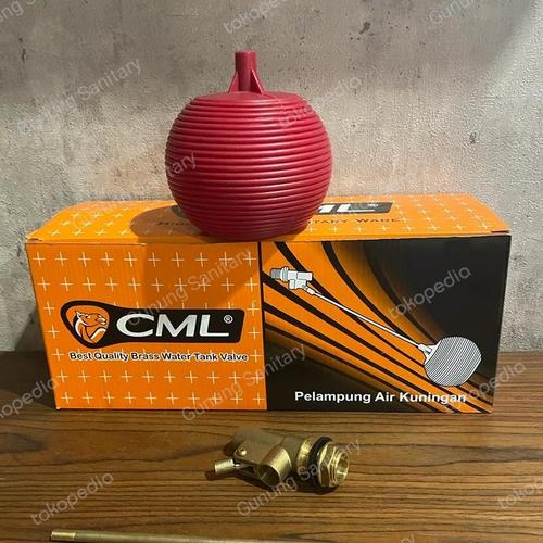 Jual Plampung pelampung BOLA ASLI KUNINGAN CAMEL 3/4" inch / Otomatis ...
