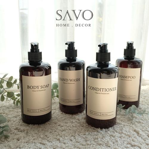Promo Botol Refill Sabun Cair 500 mL / botol sabun pump - BASIC ...