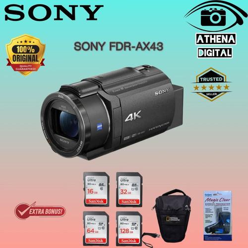 Jual SONY FDR-AX43 UHD 4K HANDYCAM CAMCORDER / SONY FDR-AX43 / SONY ...