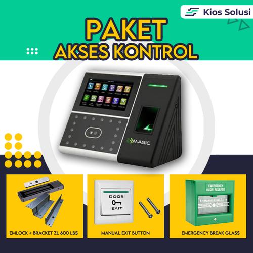 Jual Paket Akses Kontrol | Access Door | Mesin Absensi Magic Fiface ...