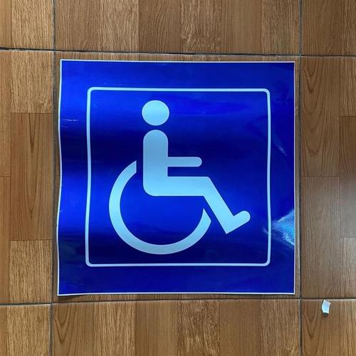 Jual Stiker Difabel, Stiker lantai, Stiker Lambang kursi roda - Kab ...