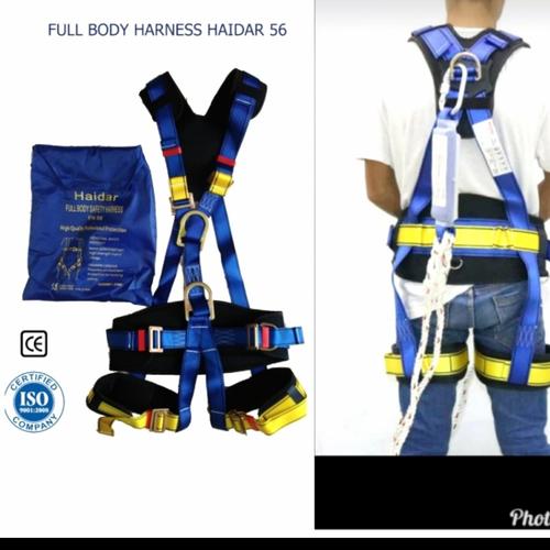 Jual 1 SET FULL BODY HARNESS HAIDAR PN56 / LANYARD DOUBLE HOOK ABSORBER ...