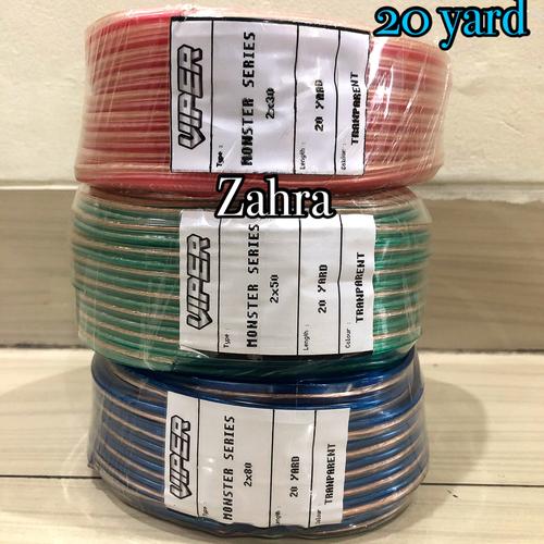 Jual Kabel transparan / Kabel listrik / kabel audio 20yard viper ...