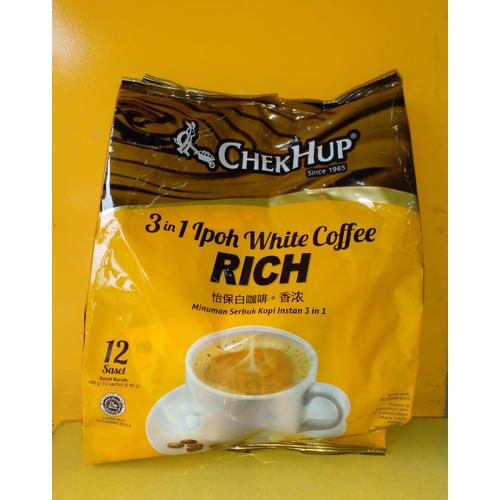 Jual CHEK HUP Rich White Coffee 3in1 480g [9556854006039] Kopi Bubuk ...