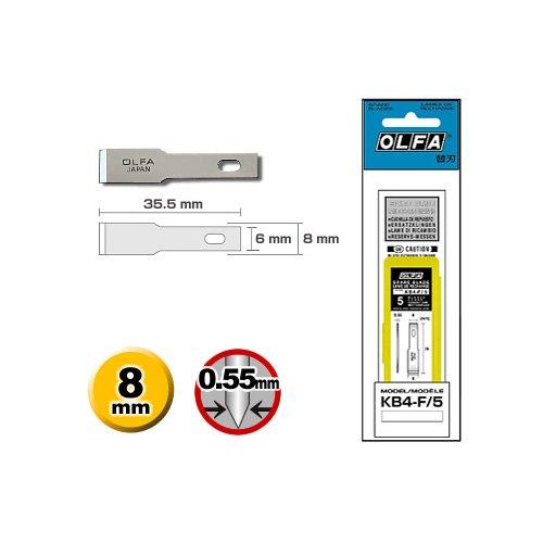 Jual Refill Cutter Pen KB4-F/5 (5pc/Pack) OLFA Spare Chisel Blade For AK-4 - Jakarta Barat ...