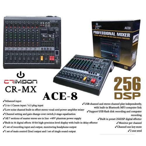 Jual Mixer Crimson CR MX ACE-8 / CR MX ACE 8 ORIGINAL - Jakarta Barat - vanvin sound | Tokopedia