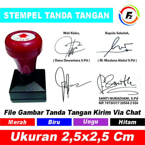 Jual Stempel Cap Tanda Tangan Stempel Kepala Sekolah Stempel Paraf ...