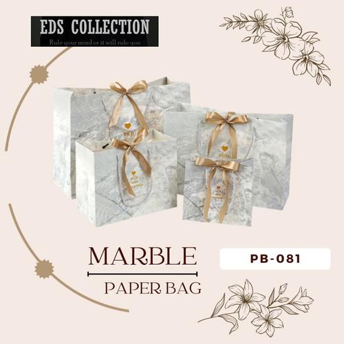 Jual PB081 - PAPER BAG MARBLE JUMBO MOTIF MARMER + PITA PREMIUM TAS ...