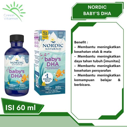 Jual Nordic Naturals Baby DHA 60mL BPOM Babys Baby's Drop Omega 3 Drops ...