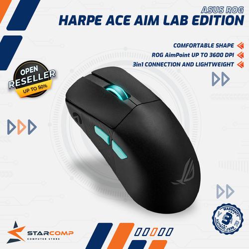 Promo Asus ROG Harpe Ace Aim Lab Edition Gaming Mouse Ultra-Lightweight P713 Cicil 0% 3x - Kab ...