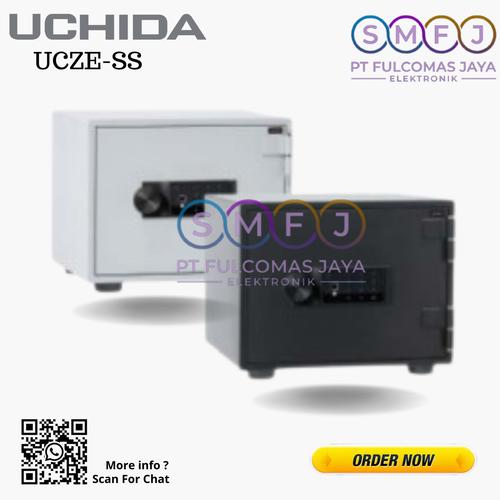 Jual Uchida UCZE-SS Brankas Brangkas Digital Sistem Fingerprint Tahan Api - Putih, PACKING ...