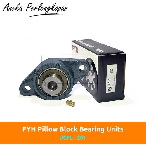Jual Flanged Block Bearing Unit UCFL 201 - As 12mm FYH Japan - Kota ...
