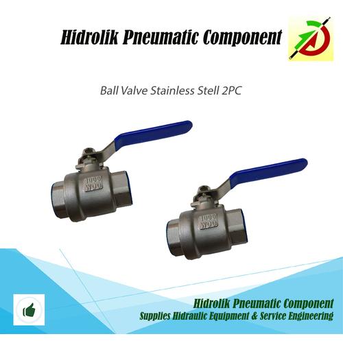 Jual Ball Valve 3/4" Stainless Stell SuS 304 / ball valve 3/4" 2PC ...