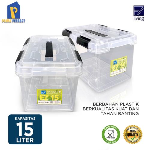 Jual Storage Box MultiFungsi Box Container 15 L Transparan - Kota ...