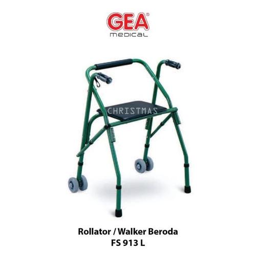 Jual BARANG TERLARIS ROLLATOR RODA WALKER RODA GEA TEMPAT KURSI DUDUK ...