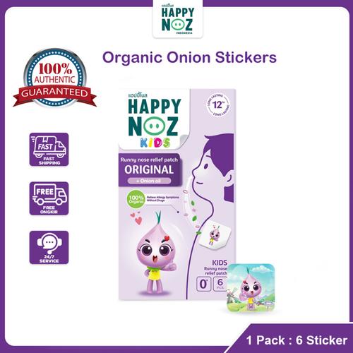 Jual Happy Noz Original | Sticker Bawang - Anti Batuk Pilek - Kota ...