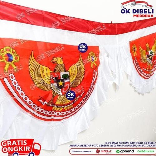 Jual ! BACKDROP MERAH PUTIH GARUDA DESAIN TERBARU BENDERA MERAH PUTIH ...