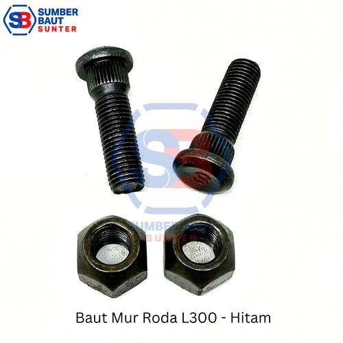 Jual BAUT MUR RODA L300 Original Marking S Hub Bolt Nut - Hitam ...