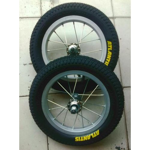 Jual ! WHEELSET VELG JADI SEPEDA ANAK 12 INCH BESI TERMASUK BAN SIAP ...