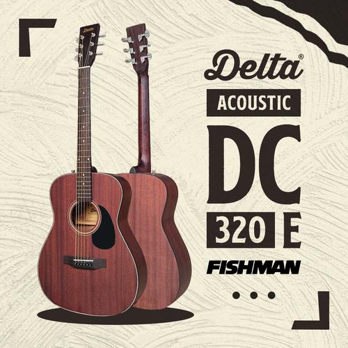 Jual DELTA DC320E Solid Top Acoustic Guitar With Fishman GT1 Sonitone ...