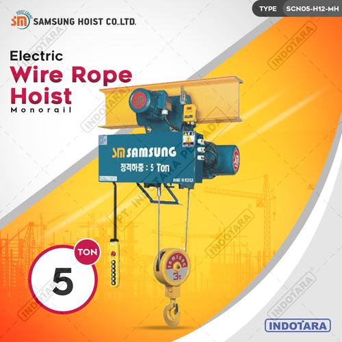 Promo Electric Wire Rope Hoist 5 Ton Samsung Hoist SCN05 - 12M Cicil 0% ...