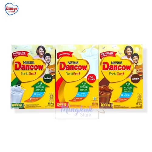 Jual Dancow Fortigro 195gr - Dancow Cokelat,Instant,Full Cream 195 gr ...