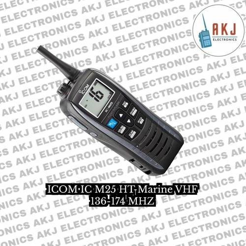 Jual Icom IC -M25 HT Marine VHF Ori Baru ICM25 M25 Water Proof ...