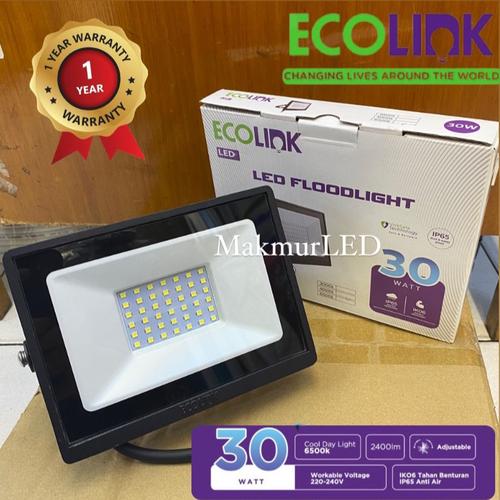 Jual ECOLINK flood light 30w / Lampu Sorot OUTDOOR 30 Watt 6500k - PUTIH - Jakarta Pusat ...