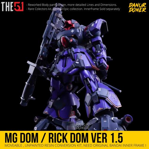 Jual MG DOM / RICK DOM 2.0 Resin Conversion GK by The 51 Studio - BODY ...