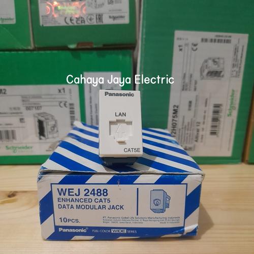 Jual DATA MODULAR JACK Panasonic CAT5E CAT5 WEJ2488 WEJ 2488 ORIGINAL ...