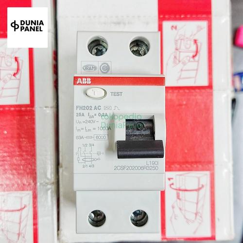 Jual ELCB ABB FH202 25A 0,3MA RCCB ABB FH202 2P 25A 300MA - Jakarta Pusat - DuniaPanel | Tokopedia