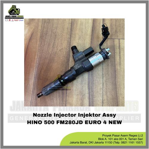 Jual NOZZLE INJECTOR INJEKTOR ASSY HINO 500 FM280JD EURO 4 EX ASLI BARU ...