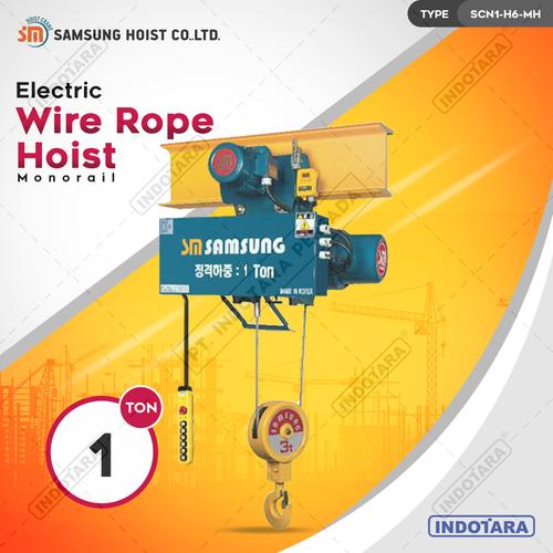 Promo Electric Wire Rope Hoist 1 Ton Samsung Hoist SCN01 - 6M Creep ...