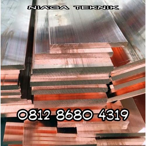 Jual Plat Tembaga 10mm x 250mm x 1000mm Busbar Tembaga copper plate ...
