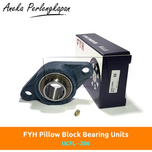 Jual Flanged Block Bearing Unit UCFL 206 - As 30mm FYH Japan - Kota ...