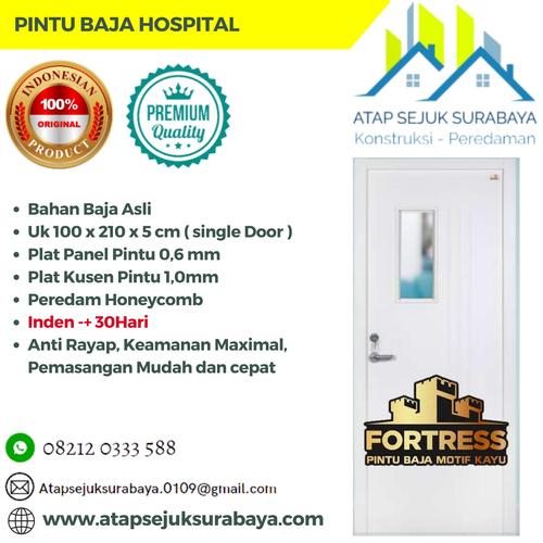 Jual Pintu Baja Rumah Sakit / Hospital - Double Door - Kota Surabaya ...