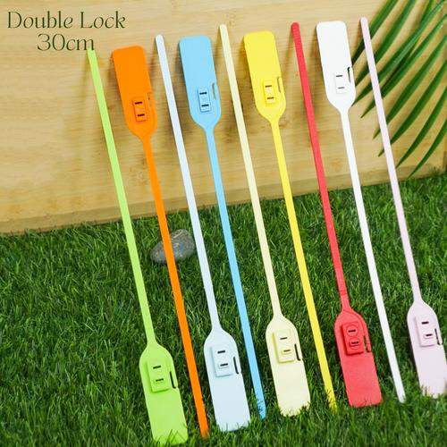 Jual Segel Plastik Double Lock Pengaman Kontainer Kabel Ties Label Logo ...