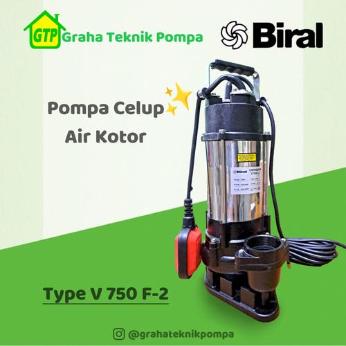 Jual Biral Pompa Submersible Pompa Celup Air Kotor V 750 F - 2 inch ...