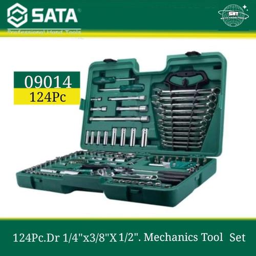 Jual SATA Kunci Socket Sock Set 124 Pcs 1/4 " & 3/8 " & 1/2 " 09014 ...