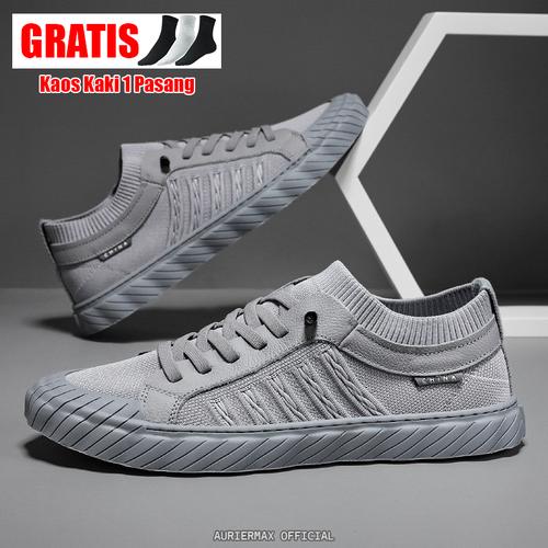 Jual Sepatu Sneakers Kets Pria Cowok Import Gaya Keren Canvas Kanvas ...
