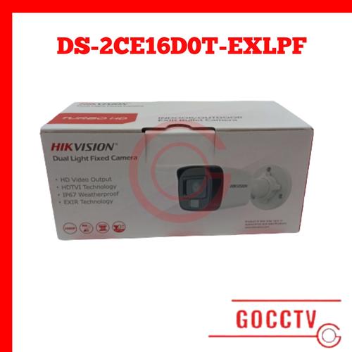 Jual HIKVISION CAMERA CCTV OUTDOOR 2MP DS 2CE16D0T EXLPF SMART HYBRID LIGHT - 2MP - Kota ...