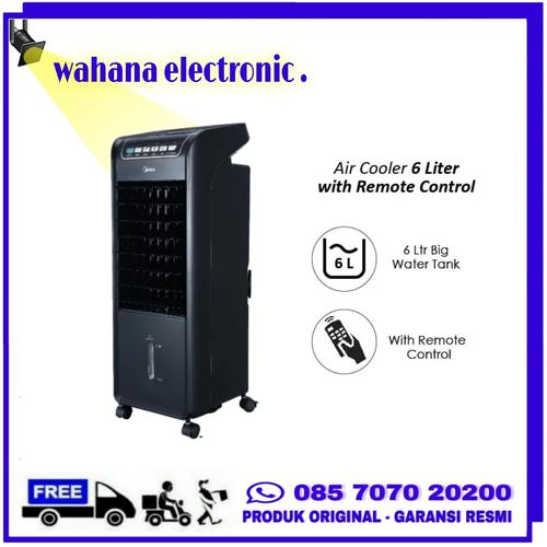 Jual MIDEA AC100-A (B) REMOTE - AIR COOLER 6L 50W PENDINGIN PENYEJUK ...