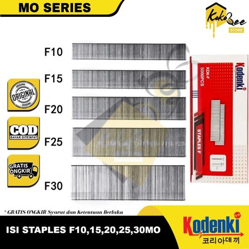 Jual Isi staples F10 F15 F20 F25 F30MO paku tembak kodenki air nailer ...